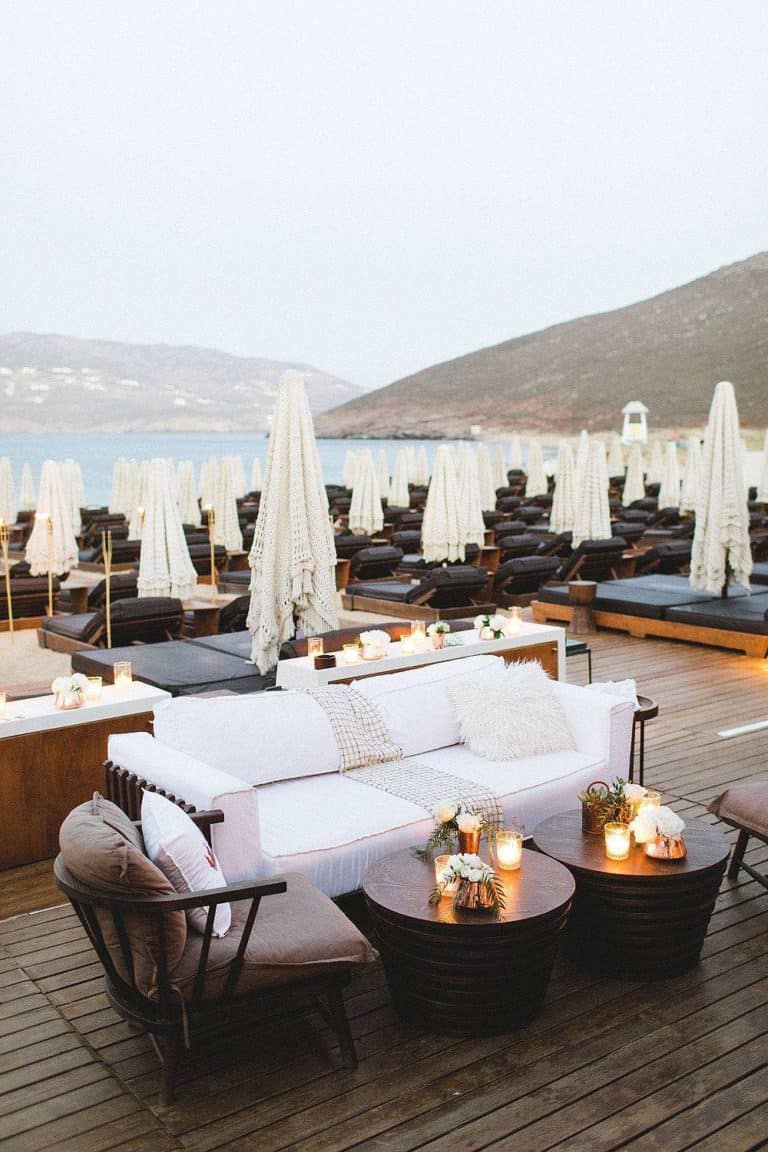 Principote Beach Club Wedding Venue, Mykonos | Greece
