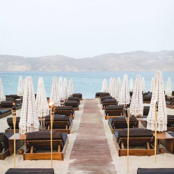 Principote Beach Club Wedding Venue, Mykonos | Greece
