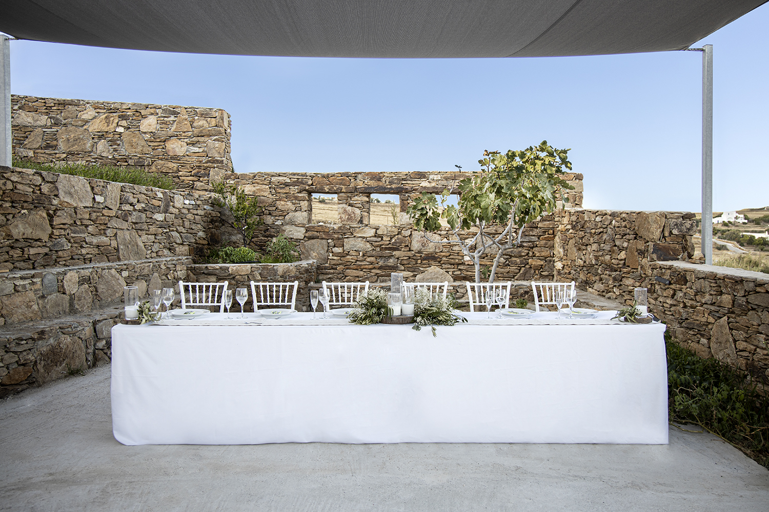The Secret View Wedding Venue, Fladakia Estate | Paros, Greece