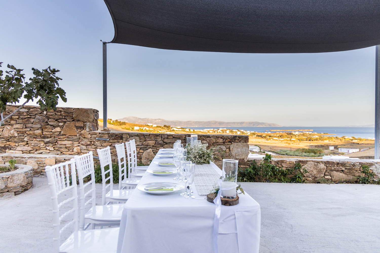 The Secret View Wedding Venue, Fladakia Estate | Paros, Greece