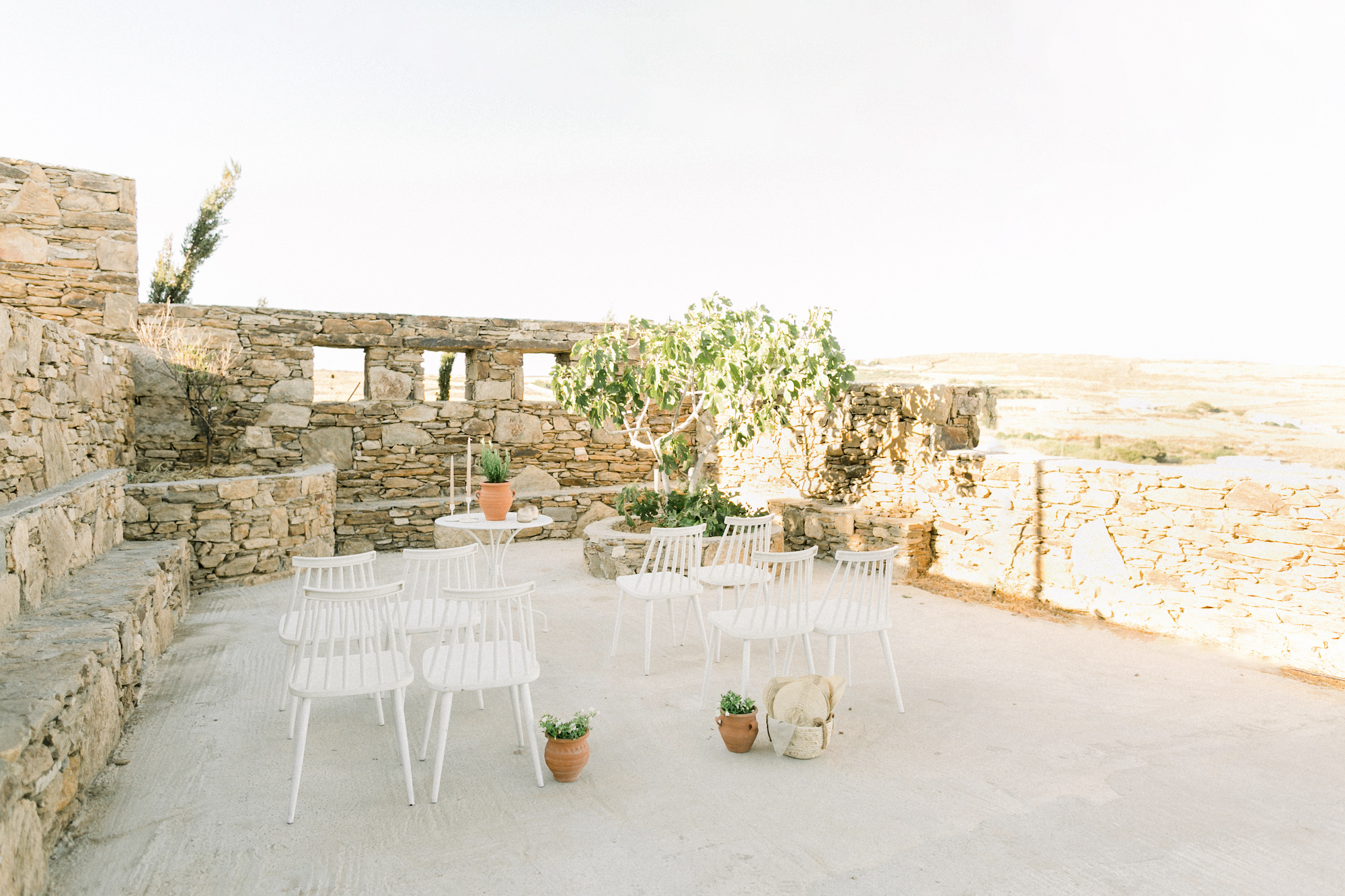 The Secret View Wedding Venue, Fladakia Estate | Paros, Greece